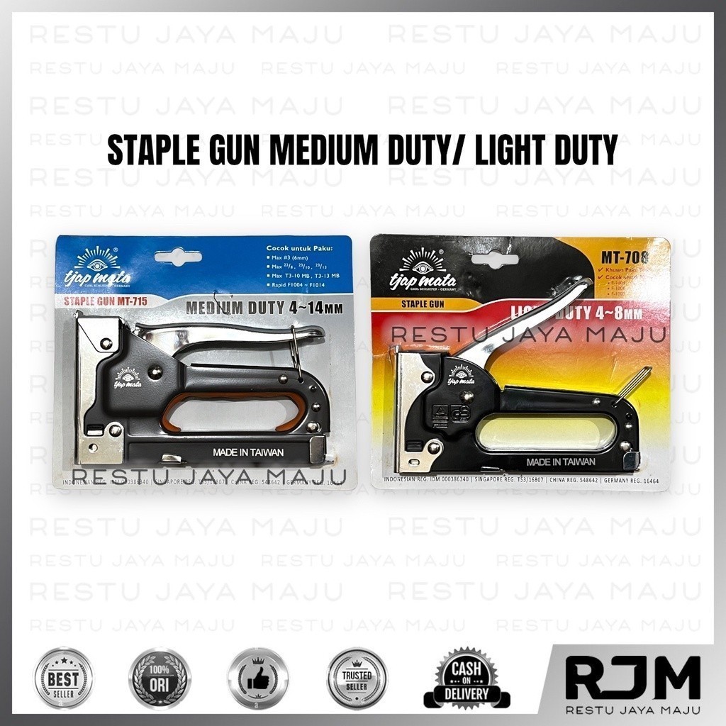 Jual MATA Staple Gun Light Heavy Duty Staples Tembak Stapler Sofa ...