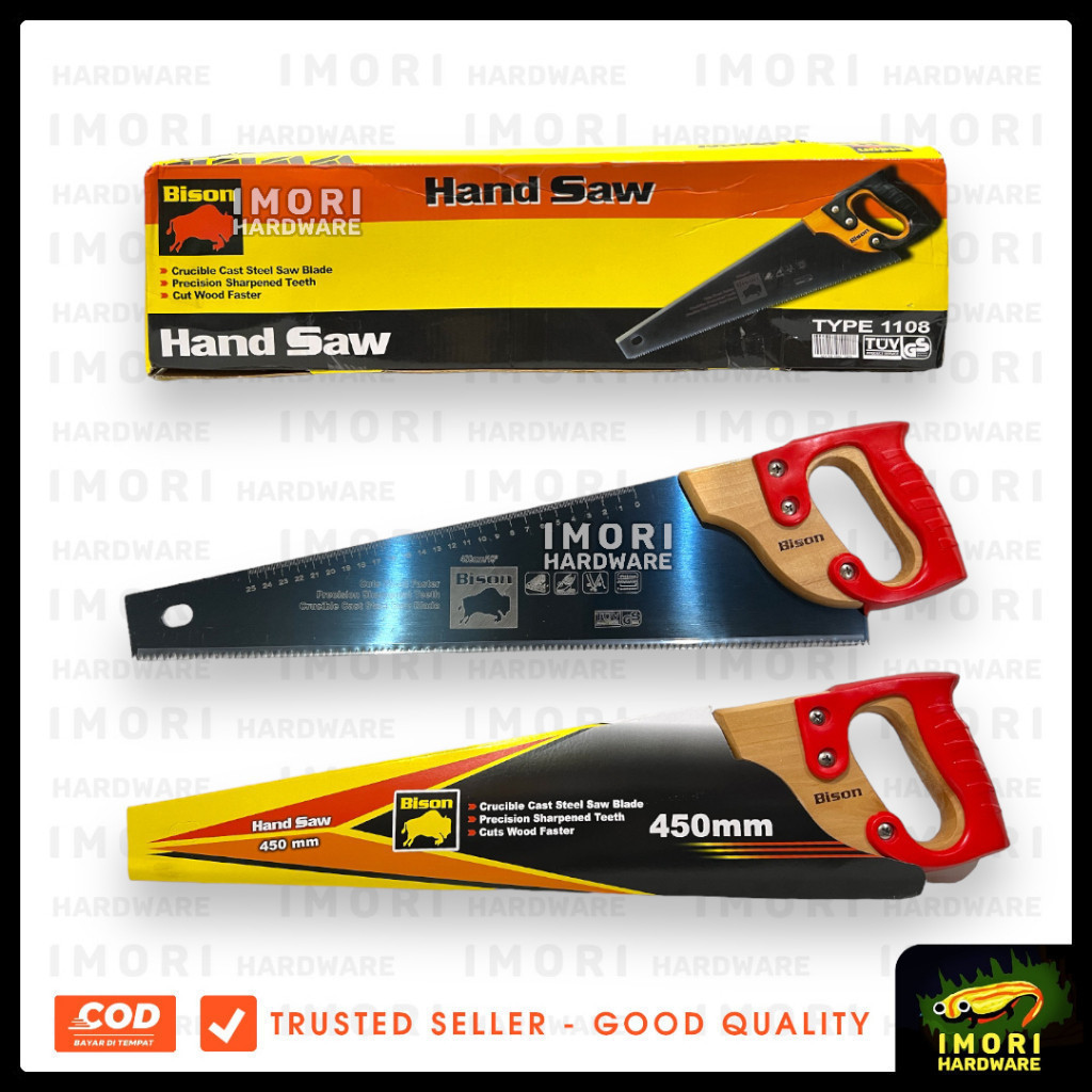 Jual BISON Gergaji Gorok gg Kayu Karet 14 16 18 20" inch 2 Asah Graji ...