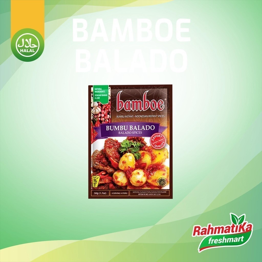 Jual Bamboe Balado / Bumbu Instan 50 gr | Shopee Indonesia