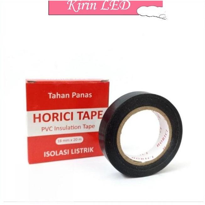 Jual 18*20Y Isolasi Listrik pvc hitam Tahan panas HORIC TAPE | Shopee ...