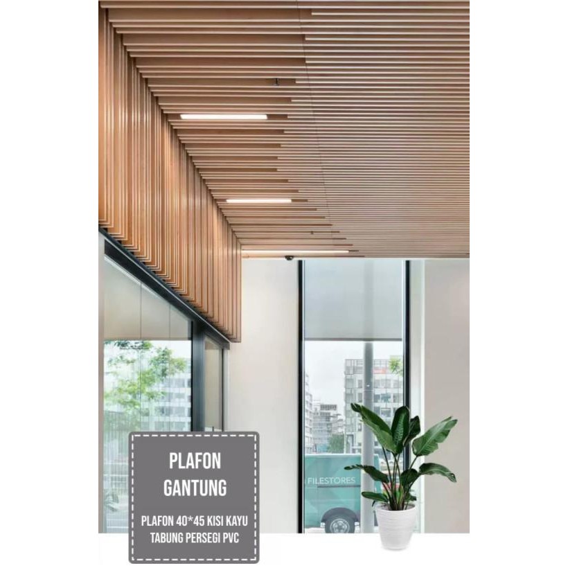 Jual Murah (Laiv) Pvc Partisi Click On Hollow Indoor Kisi Kisi Ceiling ...