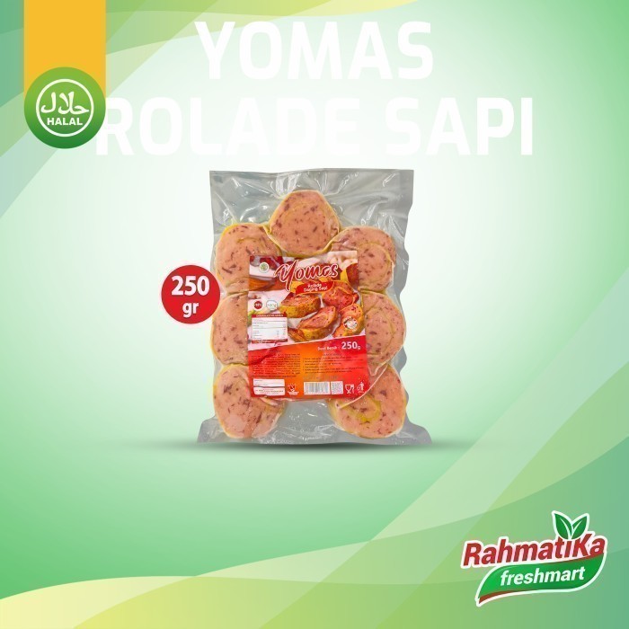 Jual Yomas Rolade Daging Sapi 250 gram (Frozen) | Shopee Indonesia