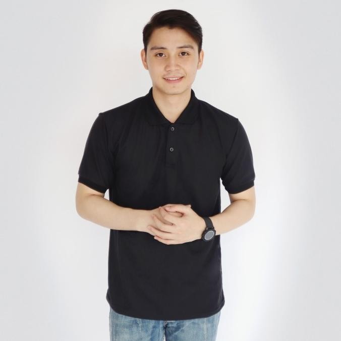 Jual Kaos polo shirt / kaos kerah pria seragam polos / kaos lengan pendek | Shopee Indonesia