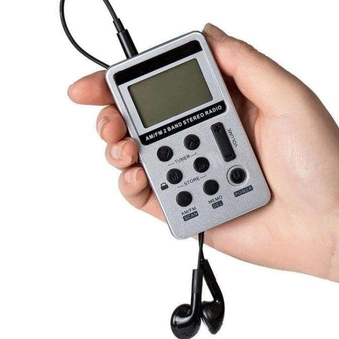 Jual RECEIVER TOUR GUIDE CAS RADIO DIGITAL SAKU AM FM BATERAI CHARGE ...