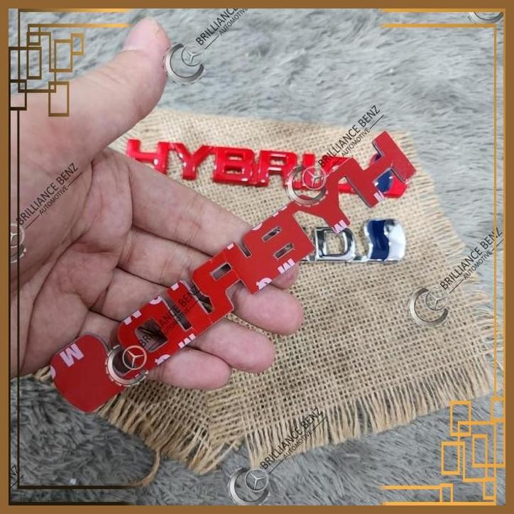 Jual [BBA] EMBLEM 3D METAL MOBIL HYBRID PREMIUM QUALITY STICKER METAL ...