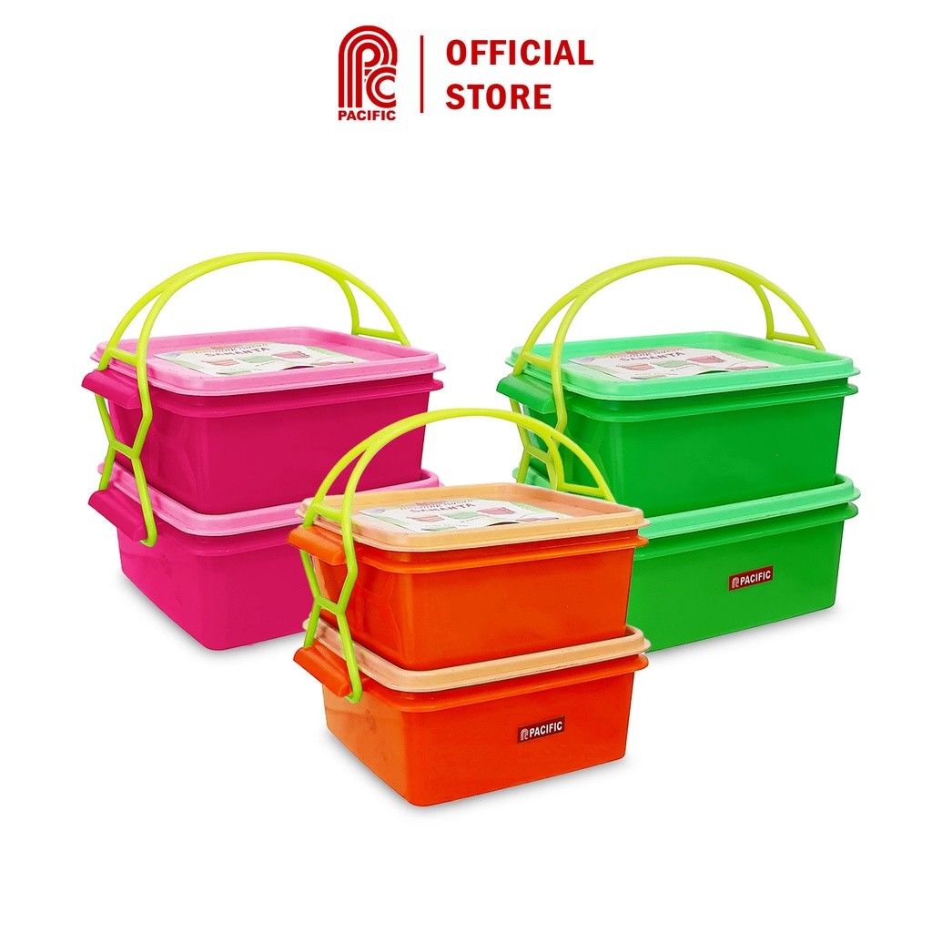 Jual PACIFIC Rantang Samanta 2 Susun Tempat Makan Bekal Lunch Box ...