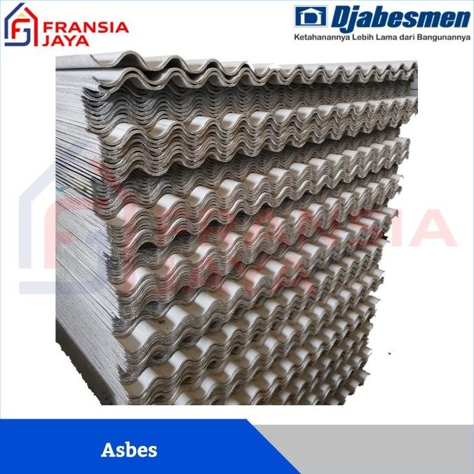 Jual Djabesmen Asbes Gelombang Kecil 1.5 Meter Atap Asbestos H85S ...