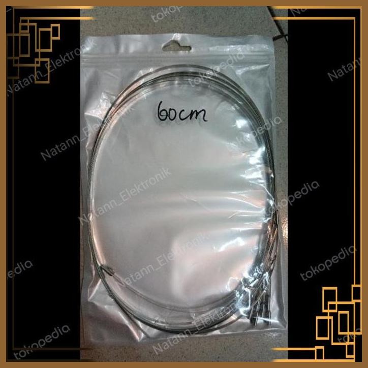 Jual [MRD] 6081 kabel tali tis ties besi alumunium aluminum besi 60cm ...