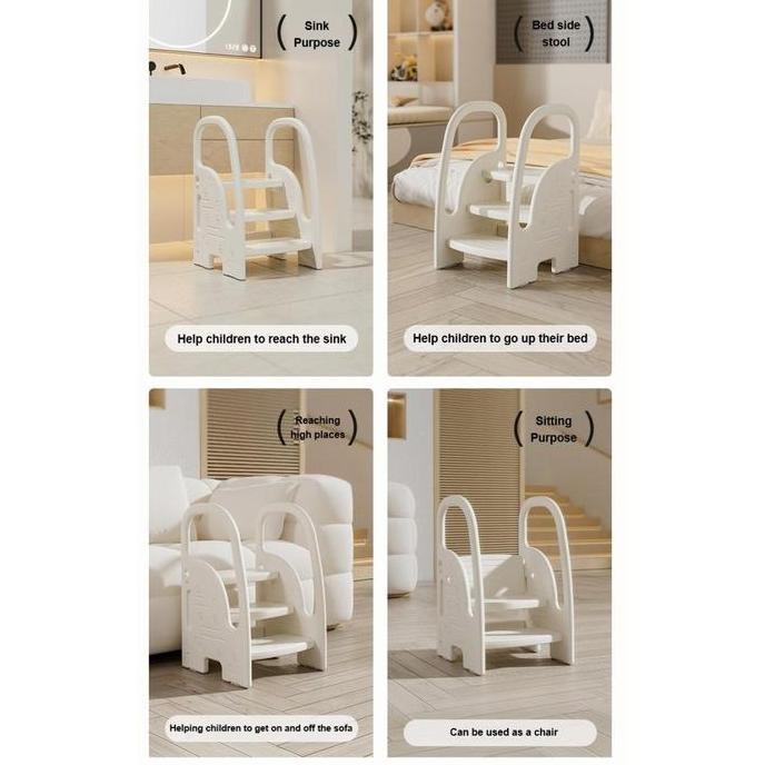 Jual Tangga Anak Dengan Pegangan Motif Huruf - Alphabet Step Stool With ...
