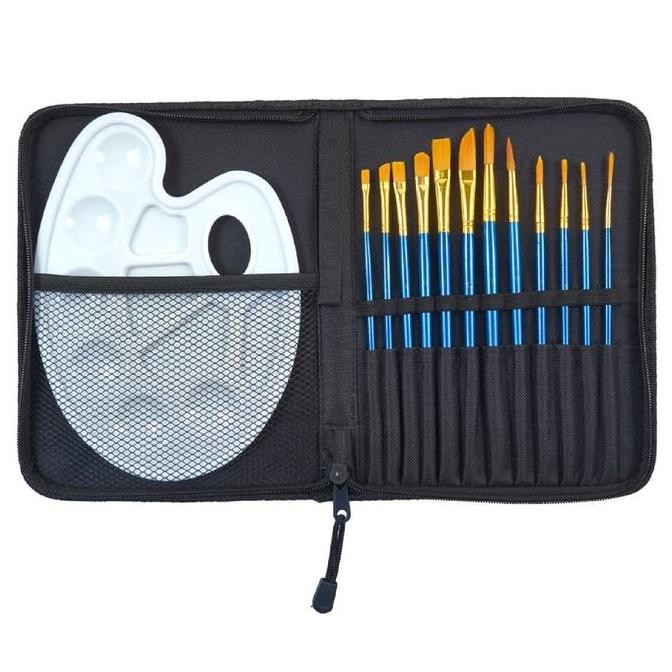 Jual (1 Set) Paket Kuas Cat Lukis Set JOYKO BRS-7 isi 12 Brush No.1~12 ...