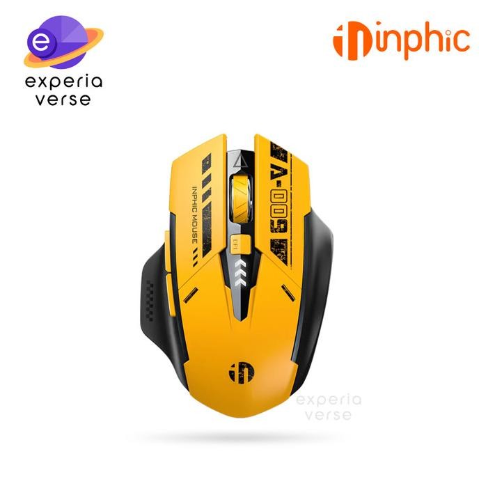 Jual Inphic A9 Wireless Mouse Komputer Bluetooth Dan Usb Dongle 2.4G ...