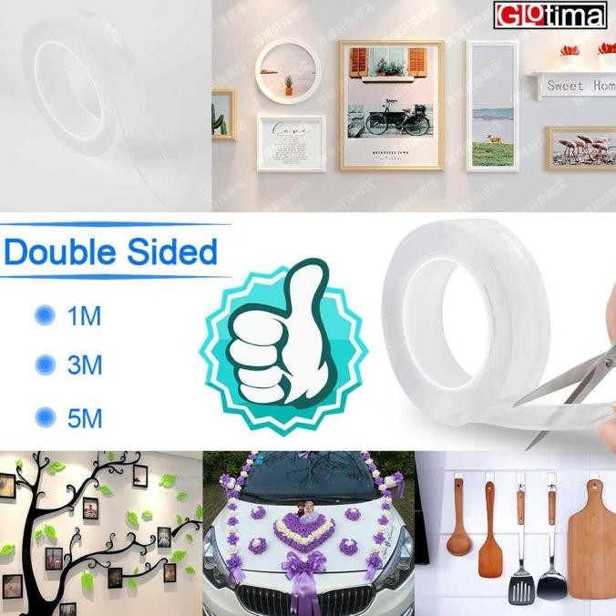 Jual Nano Double Tape Isolasi Lakban Dobel Tip Transparan Bening ...
