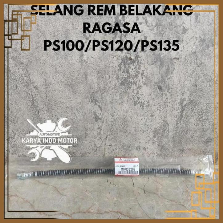 Jual [KIM] SELANG REM BELAKANG RAGASA PS 100 PS120 PS135 MH033202 ...