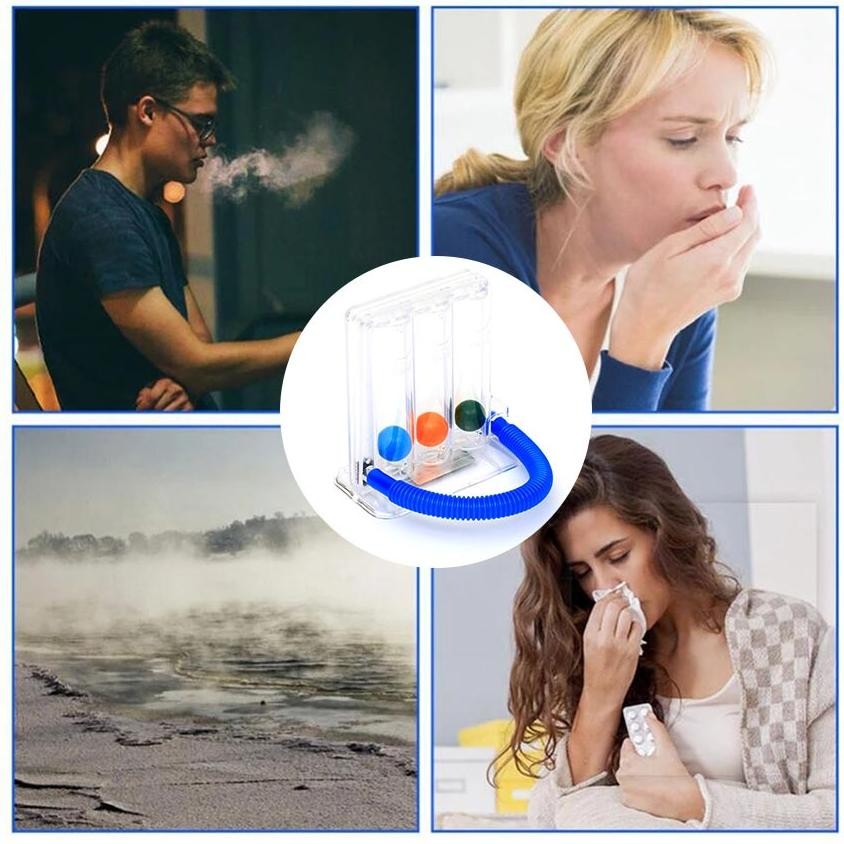 Jual Premium Spirometer/Alat Terapy Pernapasan/Alat Ukur Pernapasan ...