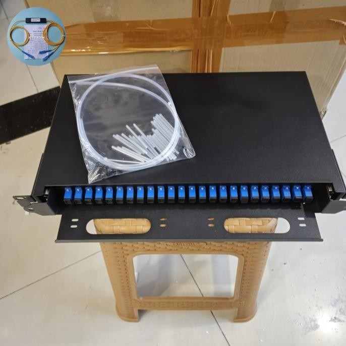 Jual OTB 24 CORE SC LENGKAP / ODF 24 CORE SLIDING FULLSET SINGLEMODE ...