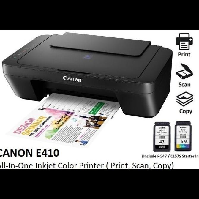 Jual Canon E410 E 410 E-410 All In One Printer / Printer Canon Pixma ...