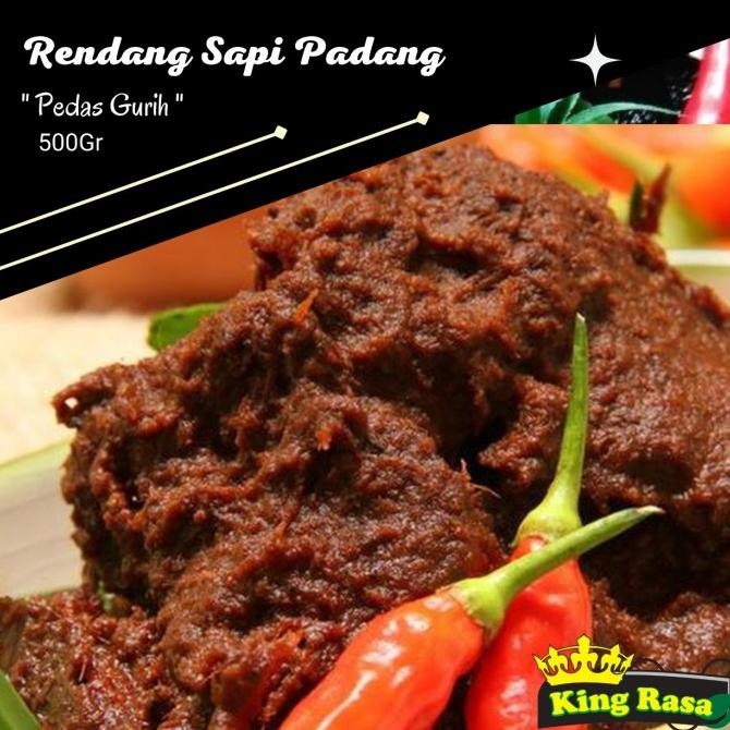 Jual rendang Padang rendang daging sapi asli rendang Frozen food 500 gr | Shopee Indonesia