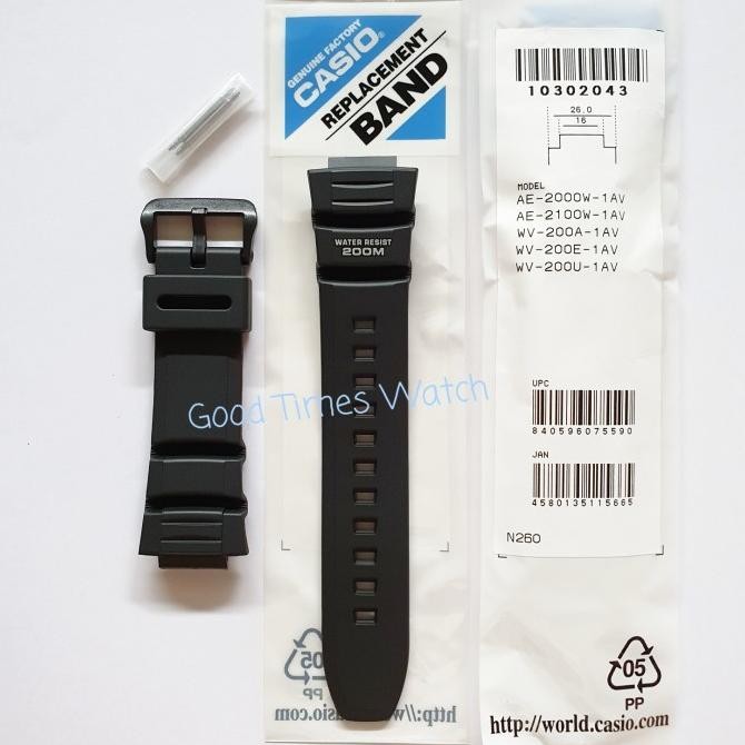 Jual STRAP CASIO AE-2000W AE-2100W WV-200 / AE-2000 AE-2100 Casio ...