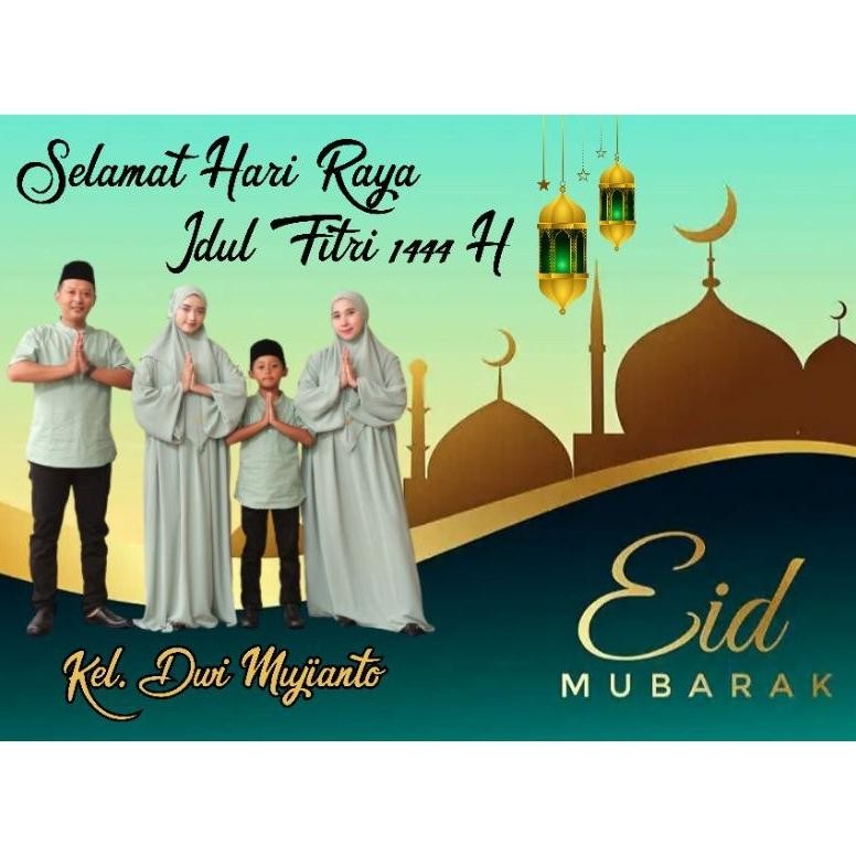 Jual Mega Sale Stiker Hari Raya Idul Fitri - Custom Nama & Foto ...