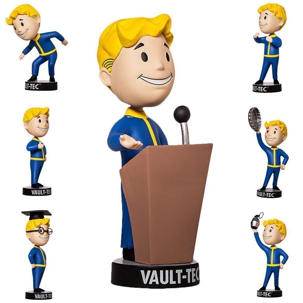 Jual For Fallout 4 Bobblehead Cute Vault Boy Full Set Figure Toys Anime ...