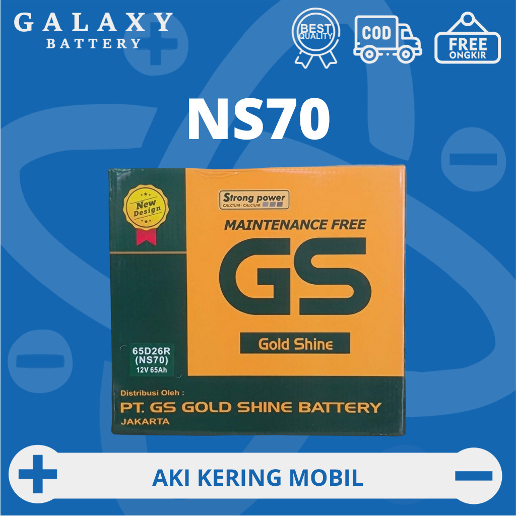 Jual Aki Mobil Kijang Kapsul NS70 (65D26R) GS Gold Shine | Shopee Indonesia