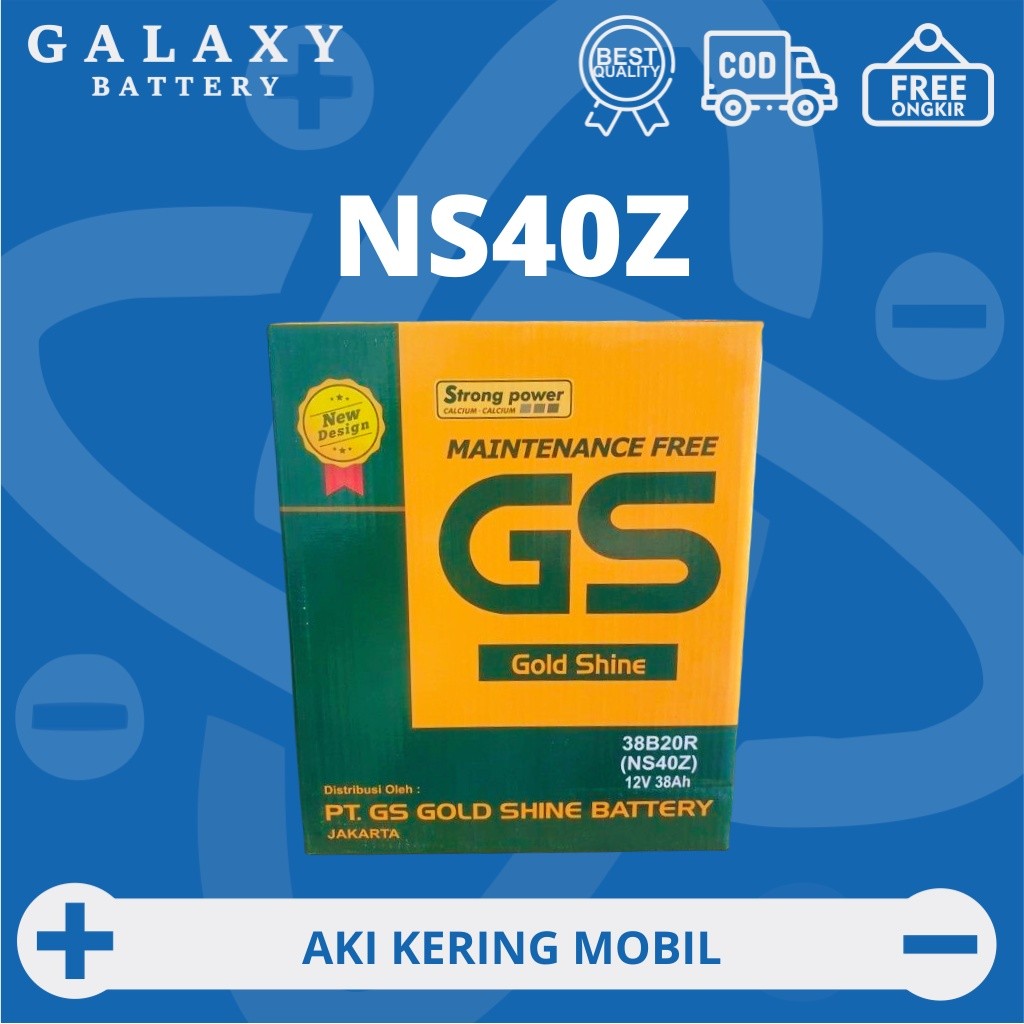 Jual Aki Mobil Daihatsu Neo Zebra GS GoldShine MF NS40Z | Shopee Indonesia