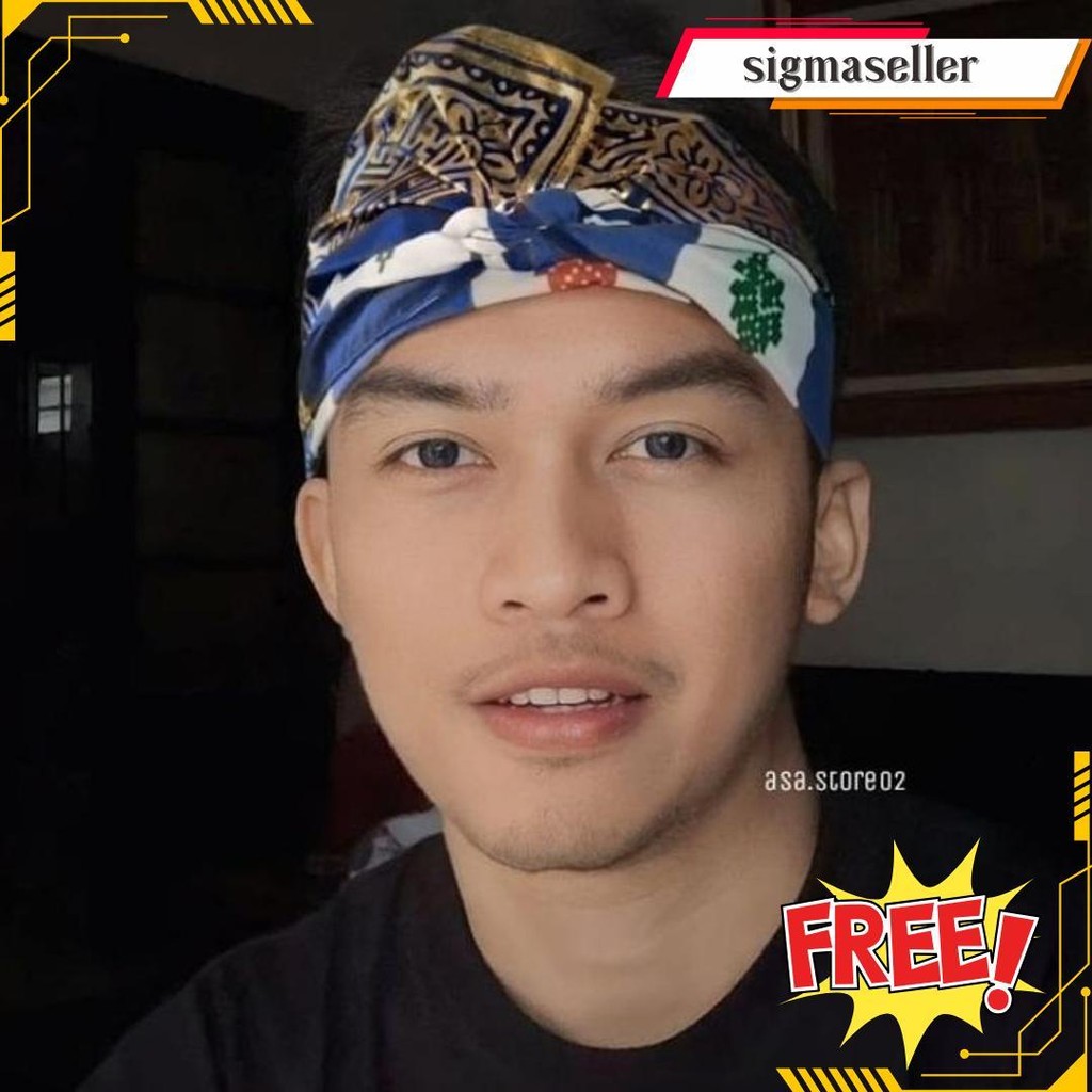 Jual Udeng Bali Tradisional Prada Topi Adat Khas Bali Ikat Kepala Khas ...