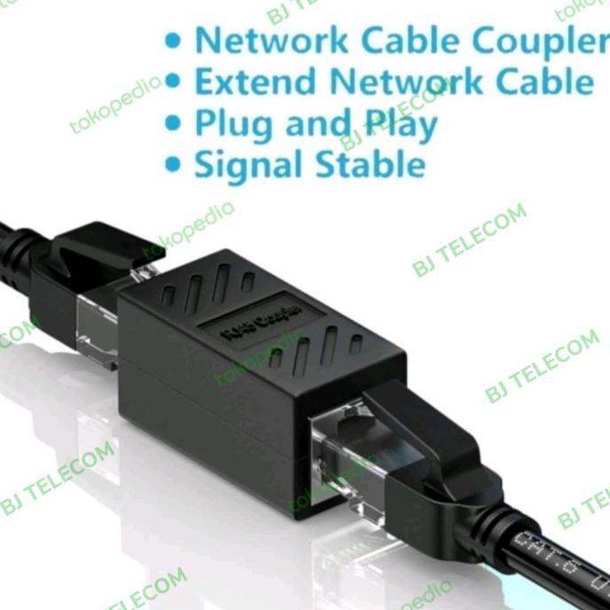 Jual BAREL RJ45 TO RJ45 / SAMBUNGAN KABEL LAN / PENYAMBUNG KABEL UTP ...