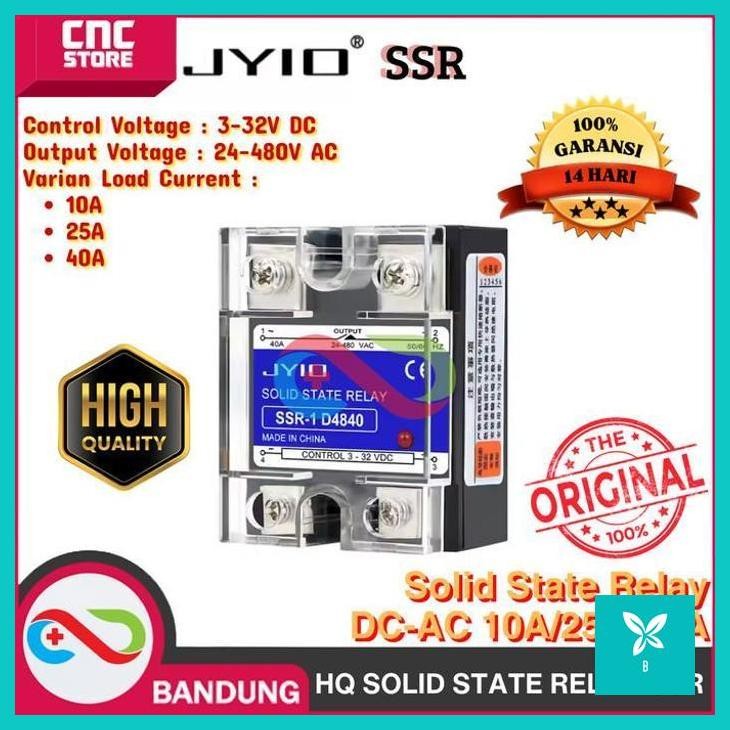 Jual | CNS | SOLID STATE RELAY SSR SINGLE PHASE RELAY DC TO AC 10A 25A ...