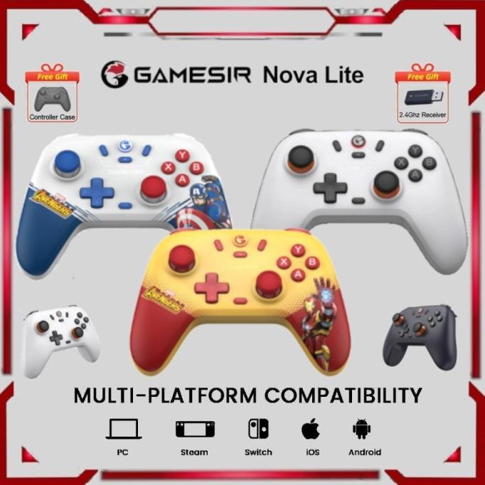 Jual promo gamesir t4 nova lite wireless gaming controller hall effect ...