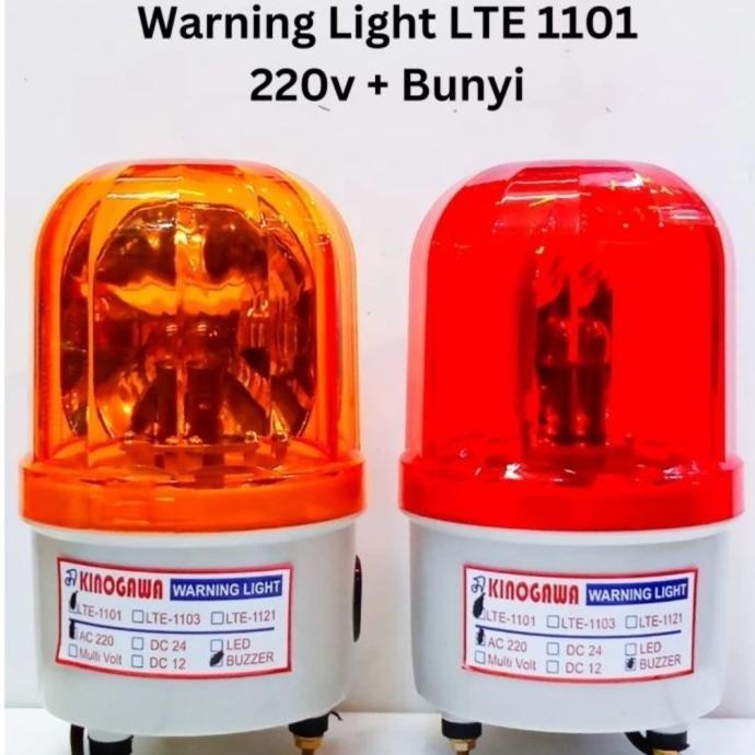 Jual Lampu Strobo Rotary Warning Light 220V 4" With Buzzer Sirene Lte-1101 Kinogawa Bagus Co ...