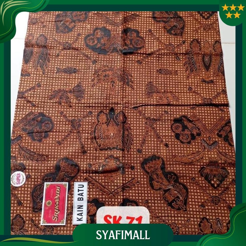 Jual Kain Batik Sogan Srikandi Samping Kain Panjang Kain Batu Kebat Tapih Jarit Jarik Promo ...