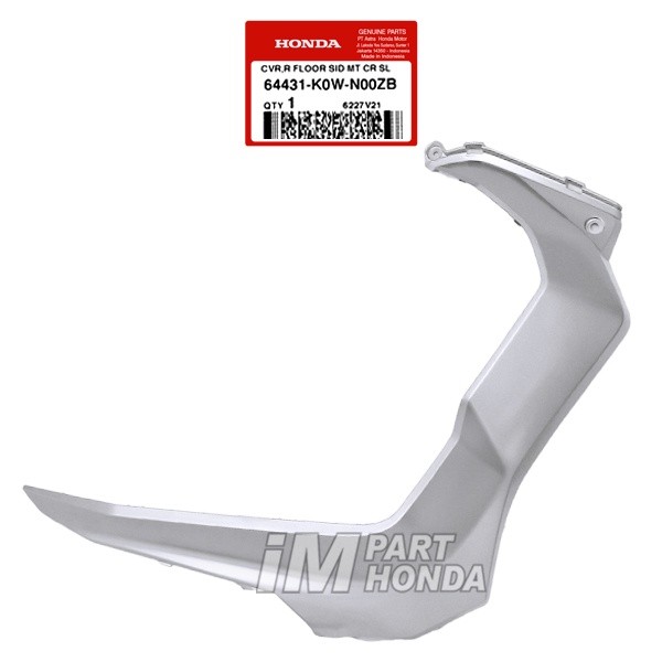 Jual 64431-K0W-N00ZB Cover R Floor Side Dek Lantai Kanan ADV 150 Silver ...