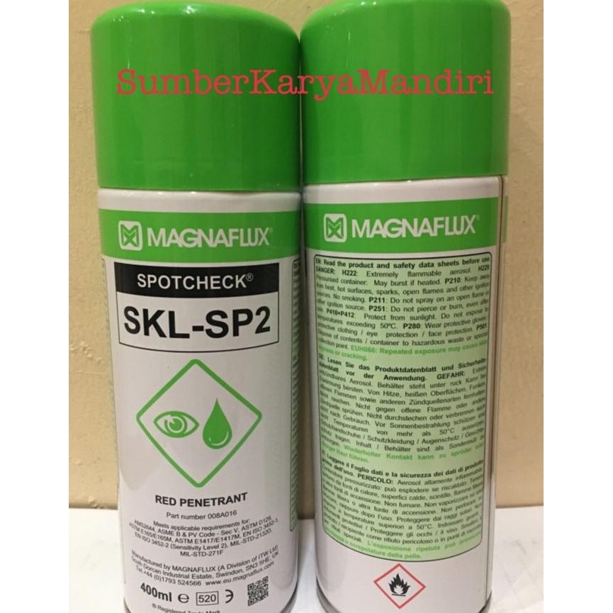 Jual new !!! Magnaflux Spotcheck SKL-SP2, Red Penetrant 400ML | Shopee Indonesia