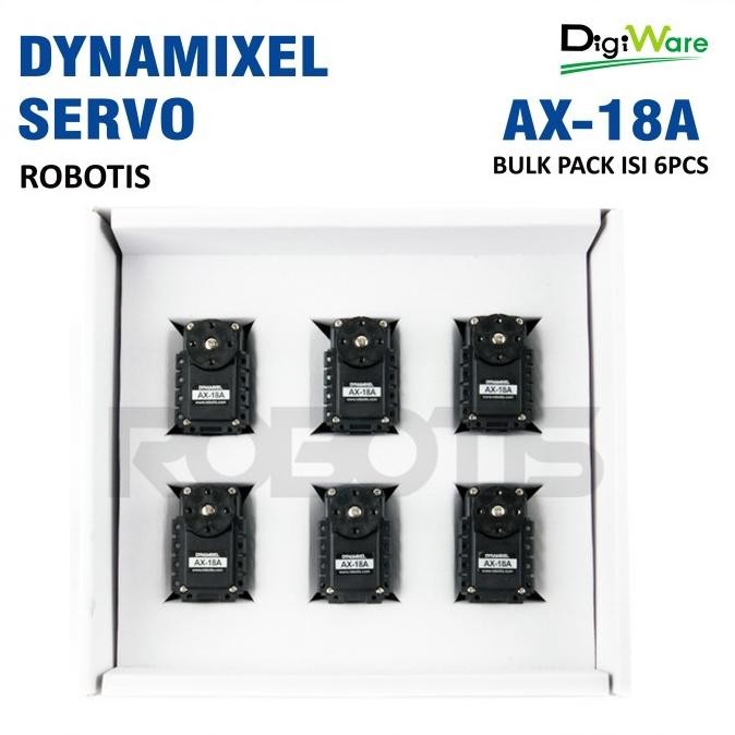 Jual TERSEDIA Dynamixel AX-18A 6pcs Bulk (pre-equipped /w B01-HORN) | Shopee Indonesia