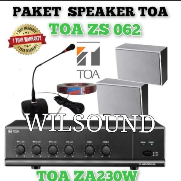Jual Speaker Toa Zs 062 Paket Masjid Amplifier Toa Za 230 I Original ...