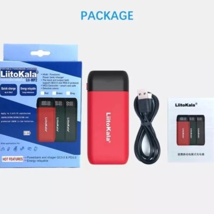 Jual BEST LIITOKALA LII-MP2 PORTABLE CHARGER POWERBANK USB C 18650 ...