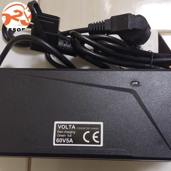 Jual Charger Volta 60v ori volta casan molis baterai murah | Shopee ...