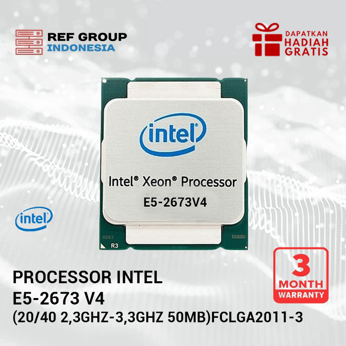Jual e5-2673v4 Intel server processor CPU e5-2673 v4(20/40 2,3Ghz-3,3GHz) SR2KE | Shopee Indonesia