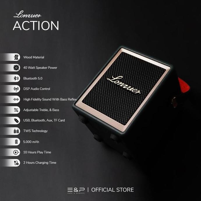 Jual Original Lonzuer ACTION by Easy & Perfect | Bluetooth Speaker ...