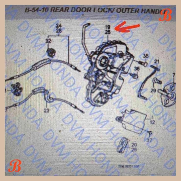 Jual [DVM] LATCH ASSY/ACTUACTOR DOOR LOCK ASSY BELAKANG KIRI ORIGINAL ...