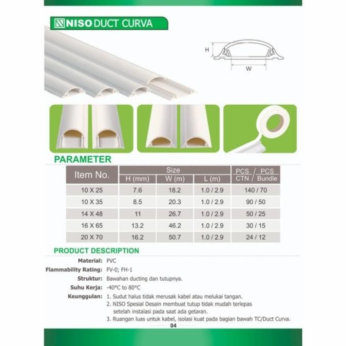 Jual new Ducting curva/Floor Duck/Kabel Duck Lantai 14x48 1MTR murah ...