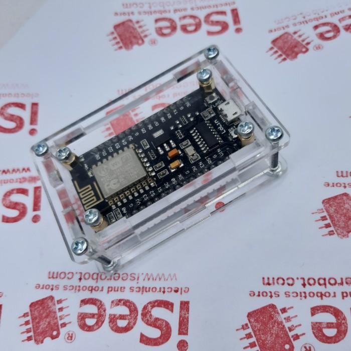 Jual Acrylic Case Box King Chasis for Nodemcu V3 Ch340 Lolin Wifi Internet | Shopee Indonesia