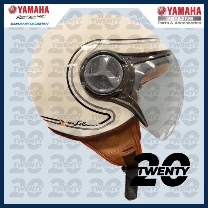 Jual BEBAS ONGKIR - HELM OEM YAMAHA GRAND FILANO CREAM ORIGINAL ...