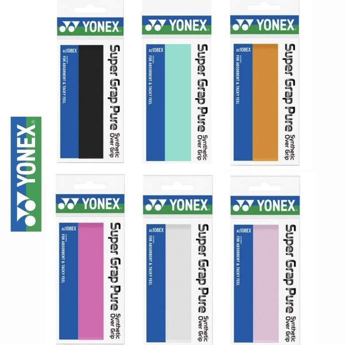 Jual Grip Tenis Yonex Super AC108EX / Grip Raket Badminton Karet Super ...