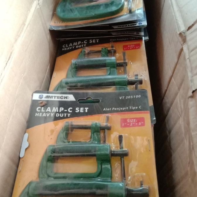 Jual G CLAMP C / CATOK KLEM C PENJEPIT BESI MEJA KAYU 1"2"3" INCH ...