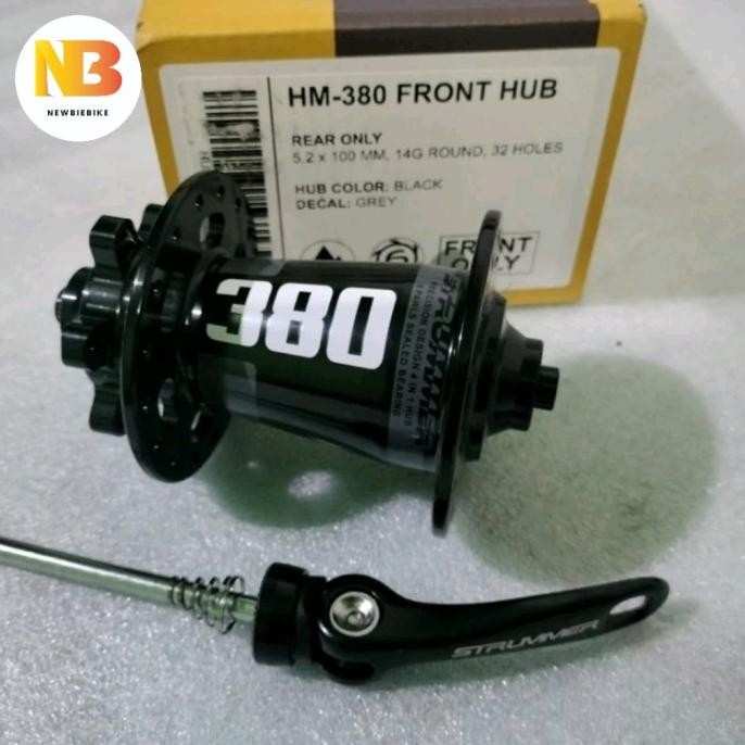 Jual Original Hub Depan Strummer HM-380 QR 32 hole Hub Set 2 sealed bearing 9*100 | Shopee Indonesia