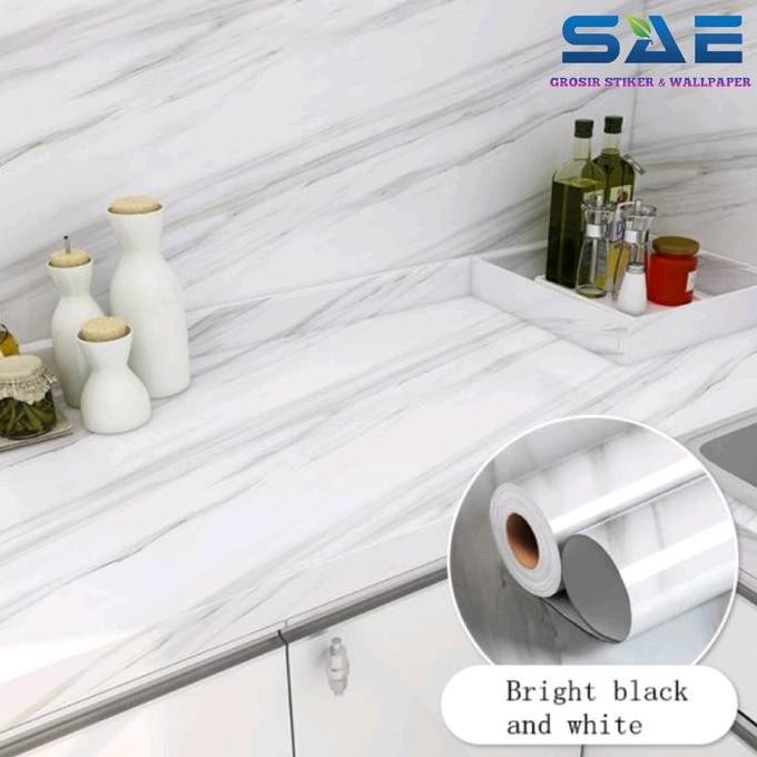 Jual SALE! WALLPAPER STICKER DAPUR LEMARI MEJA PINTU KAYU TRIPLEK ...