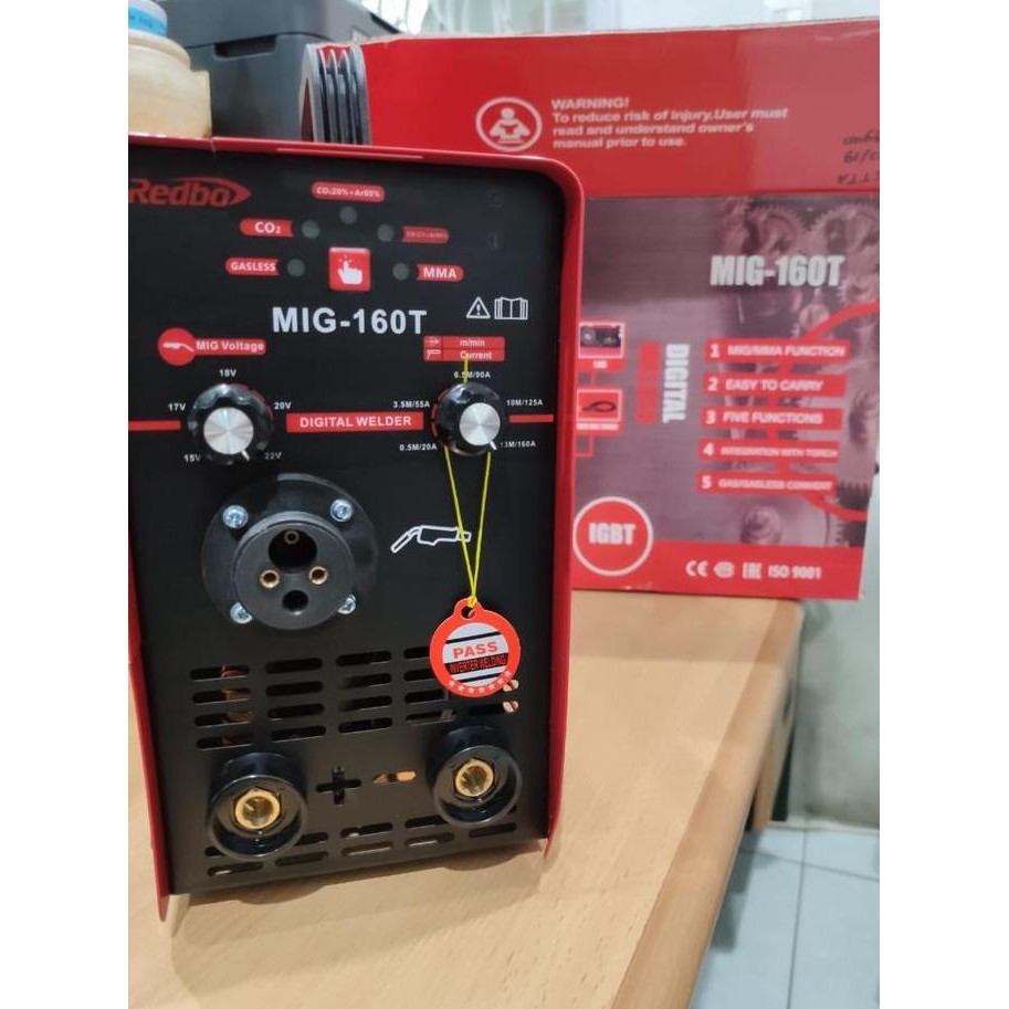 Jual Mesin Las Mig 160T Redbo Travo Las Co Flux Core Gasless New Stok ...