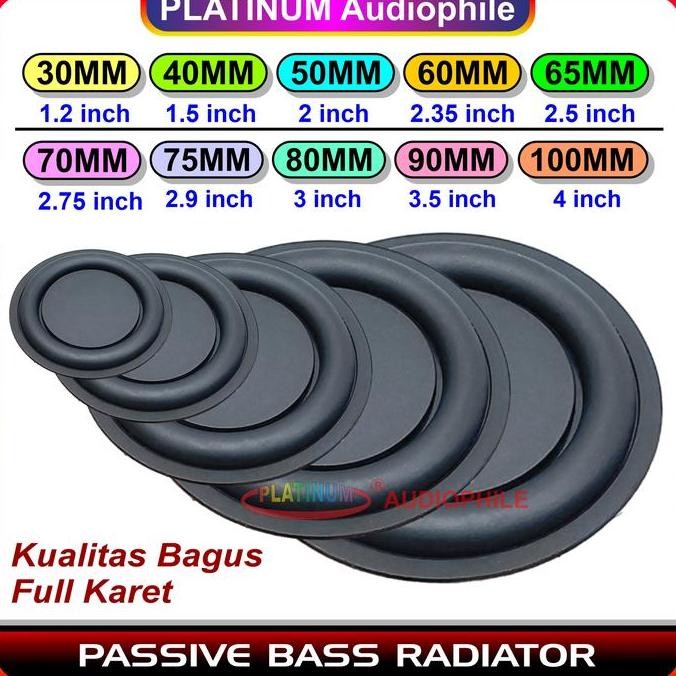 Jual Passive Bass Radiator PBR 30mm 40mm 50mm 60mm 65mm 75mm 80mm 90mm ...